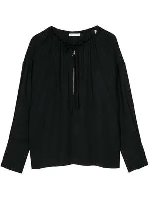 Helmut Lang Half-zip Blouse