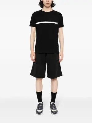 BOSS Logo-print Cotton T-shirt