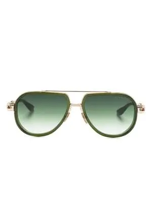 Dita Navigator-frame Sunglasses - Green