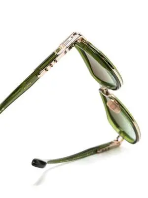Dita Navigator-frame Sunglasses - Green