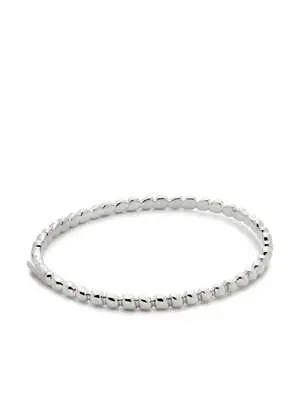 Monica Vinader Nura Teardrop Bangle - Silver