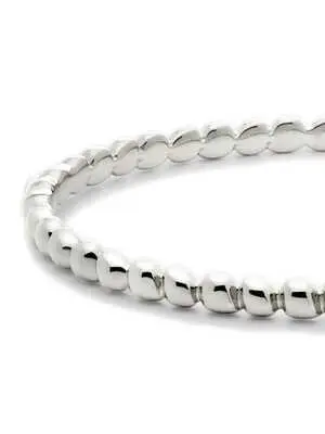 Monica Vinader Nura Teardrop Bangle - Silver