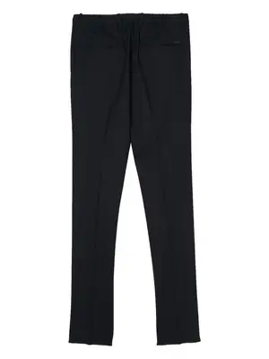 Incotex Mid-rise Tailored Trousers - Blue