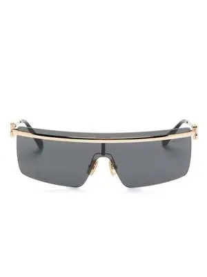 Miu Miu Mask Sunglasses - Gold