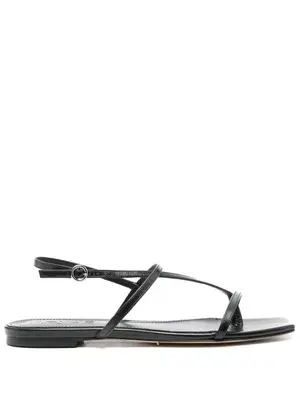 AeydĒ Ella Flat Sandals - Black