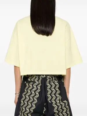 Bottega Veneta Piqué-weave Cropped Polo Shirt