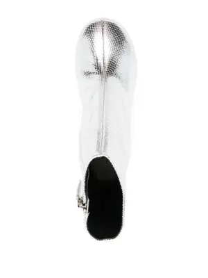Isabel Marant Étoile Labee 90mm Leather Boots - Silver