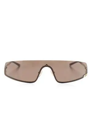 Gucci Square G Motif Sunglasses - Gold