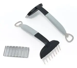 HENNING LEE Set Of 2-in-1 Meat Shredders W/ Sheaths - One-color