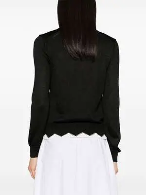 Comme Des Garçons Contrasting-trim Jumper
