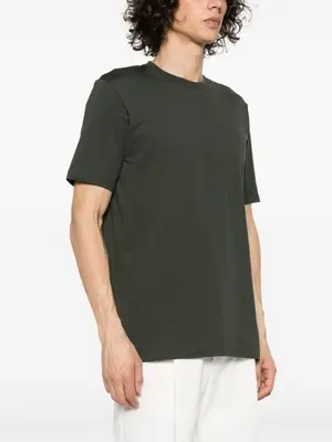 CRUCIANI Crew-neck Jersey T-shirt - Green