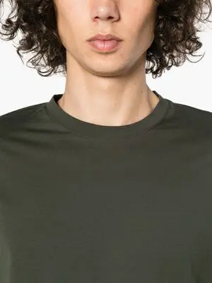 CRUCIANI Crew-neck Jersey T-shirt - Green