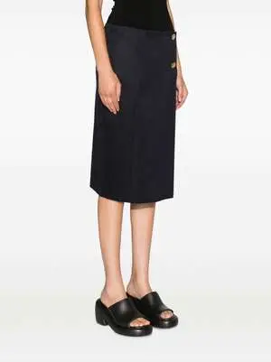 Givenchy Wool-blend Straight Skirt
