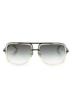 Dita Black Pilot Sunglasses