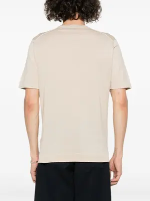 John Smedley Fine-knit Cotton T-shirt - Neutrals