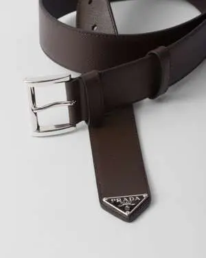 Prada Saffiano Leather Belt