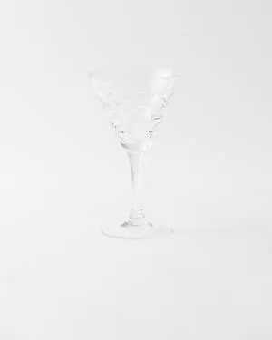 Prada Red Wine Glass Triangles - Crystal
