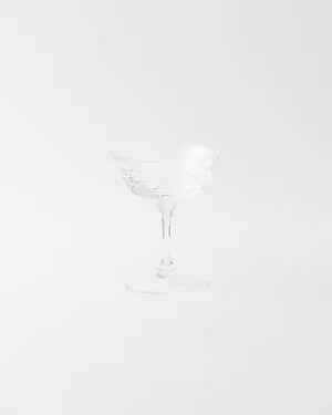 Prada Champagne Coupe Glass Triangles - Crystal