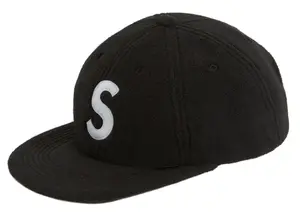 Supreme Polartec S Logo 6-panel Cap - Black