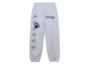 TRAVIS SCOTT X Mitchell & Ness Penn State Nittany Lions Classic Sweatpants - Heather Gray