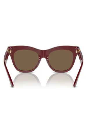 Burberry Evolution 54mm Cat Eye Sunglasses - Bordeaux
