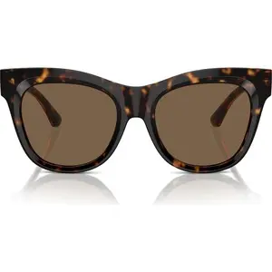 Burberry Evolution 54mm Cat Eye Sunglasses - Dark Havana