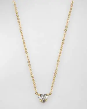 ANITA KO 18k Heart Diamond Necklace - Yellow Gold