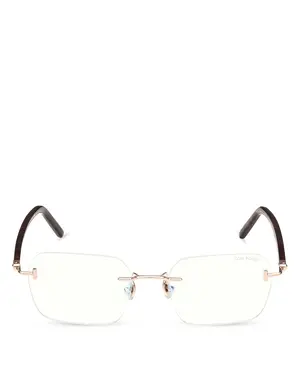 TOM FORD Rectangular Blue Light Glasses