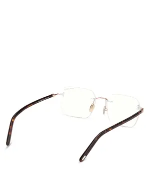 TOM FORD Rectangular Blue Light Glasses