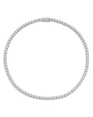 Nadri 4mm Cubic Zirconia Tennis Necklace - Silver