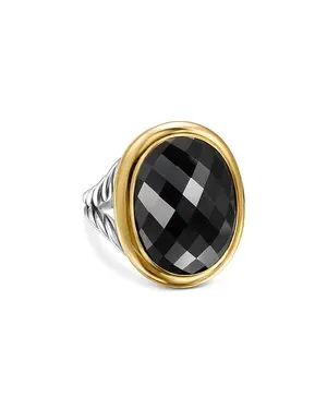 David Yurman David Yurman Albion Onyx Statement Ring Black