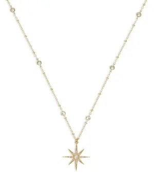 Ettika Starburst Pendant Necklace - Gold