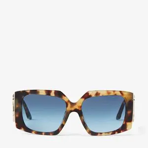 JIMMY CHOO Ariana Square Frame Sunglasses - Gradient Blue