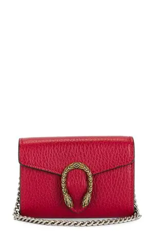 Gucci Dionysus Wallet On Chain - Red