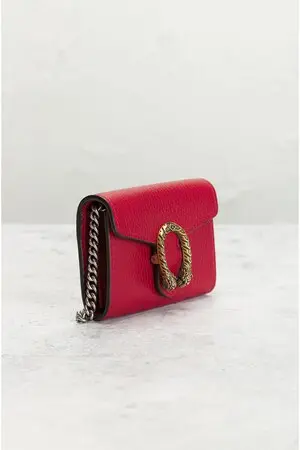 Gucci Dionysus Wallet On Chain - Red