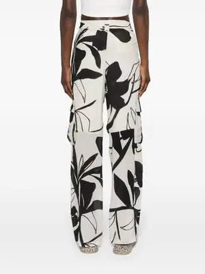 Liu Jo Abstract Print Cargo Trousers