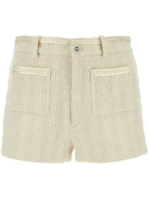 Gucci Tailored Wool-blend Tweed Shorts - Neutrals