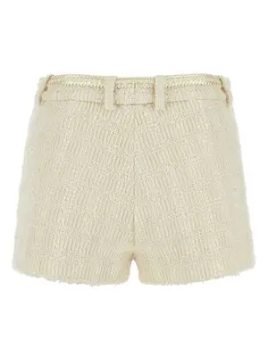 Gucci Tailored Wool-blend Tweed Shorts - Neutrals