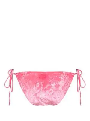 FORTE_FORTE Tie-fastening Velvet Bikini Bottoms