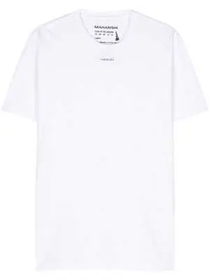 MAHARISHI Logo-print Cotton T-shirt - White