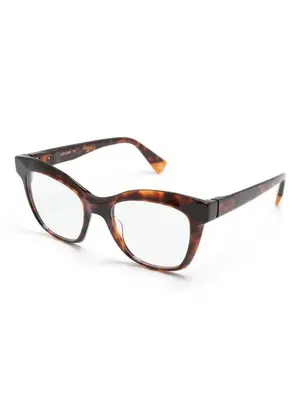 ETNIA BARCELONA Nenufar Butterfly-frame Eyeglasses - Brown