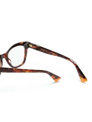 ETNIA BARCELONA Nenufar Butterfly-frame Eyeglasses - Brown