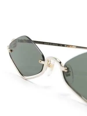 Gucci Geometric-frame Sunglasses