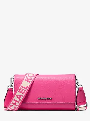 Michael Kors Jet Set Large Leather Crossbody Bag