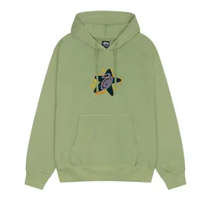 StÜssy Galaxy Hooded Sweatshirt - Green