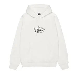StÜssy Pigment Dyed Mosaic Dragon Hoodie - White