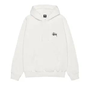 StÜssy Pigment Dyed Built Tough Hoodie - White