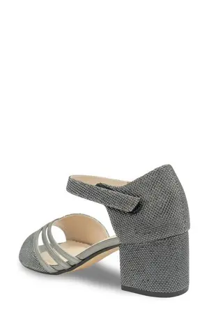 TOUCH UPS Ankle Strap Sandal - Pewter