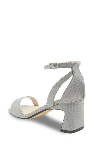 TOUCH UPS Lilibet Ankle Strap Sandal - Silver