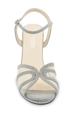 TOUCH UPS Anya Ankle Strap Sandal - Silver